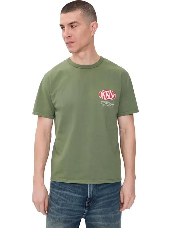 KNICKERBOCKER Kny Heavyweight T-shirt - Olive