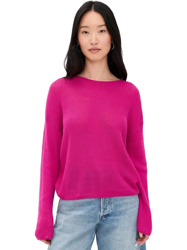 American Vintage Liucity Sweater - Fuchsia Fluo