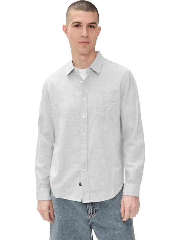 Rails Wyatt Shirt - Platinum Etch