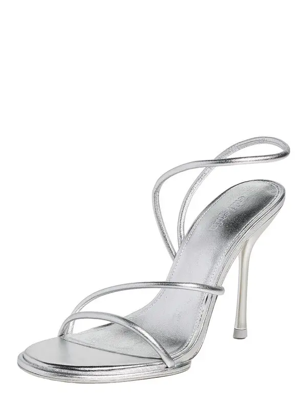 Cult Gaia Candace High Heel Sandals - Silver