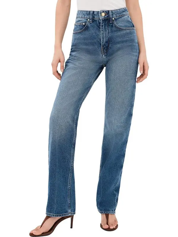 Ossou Noon Jeans - Cloud Wash With Crease