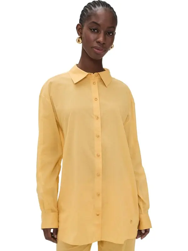 Eterne Lucien Button Down Shirt - Saffron