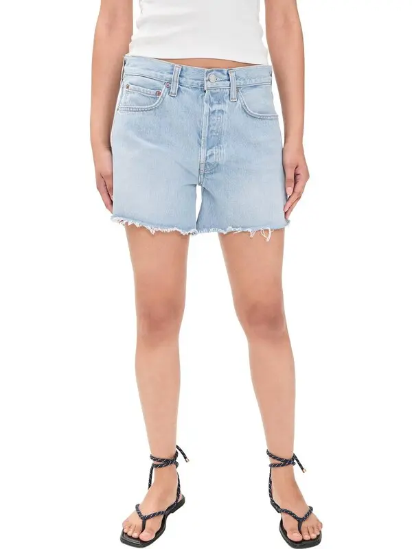 AGOLDE Loose Fit Vintage Denim Shorts - Comeback