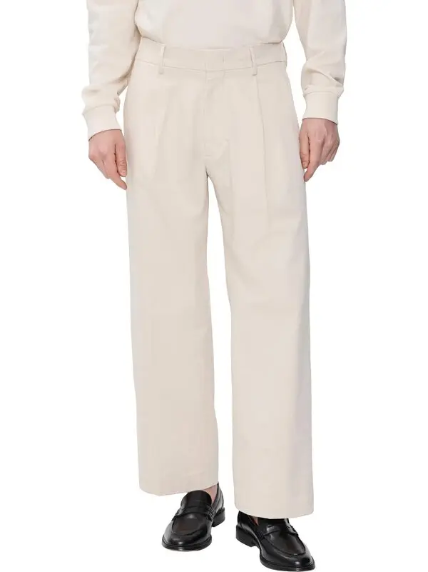 Nn07 Kaye Relaxed Pleated Trousers - Ivory