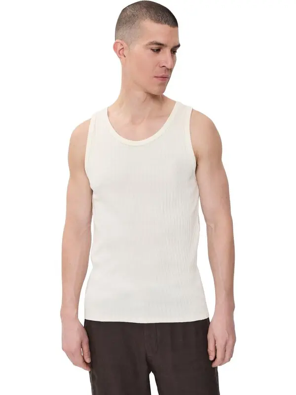 KNICKERBOCKER Rib Tank - Milk