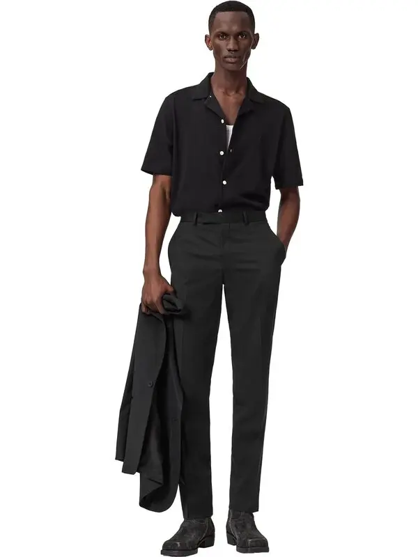 ALLSAINTS Clyston Slim Fit Trousers - Black