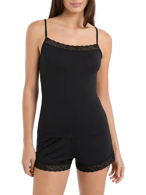 ETAM Lace Trimmed Camisole - Black