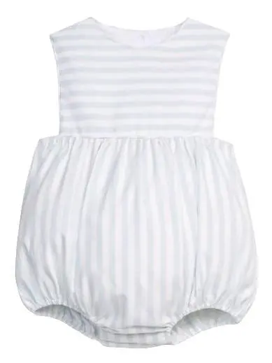 LITTLE ENGLISH Striped Apron Bubble - Savannah Stripe