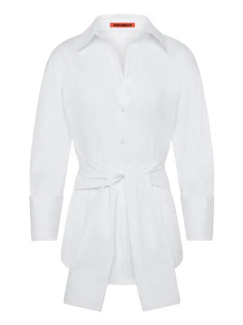 SIMONMILLER Inna Poplin Top - Macadamia