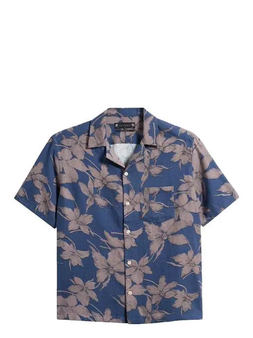 ALLSAINTS Parterre Print Button-up - Bay Blue