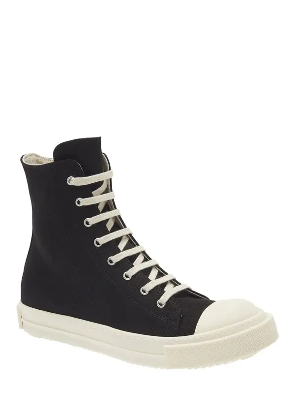 Rick Owens High-top Sneaker - Black/milk/milk