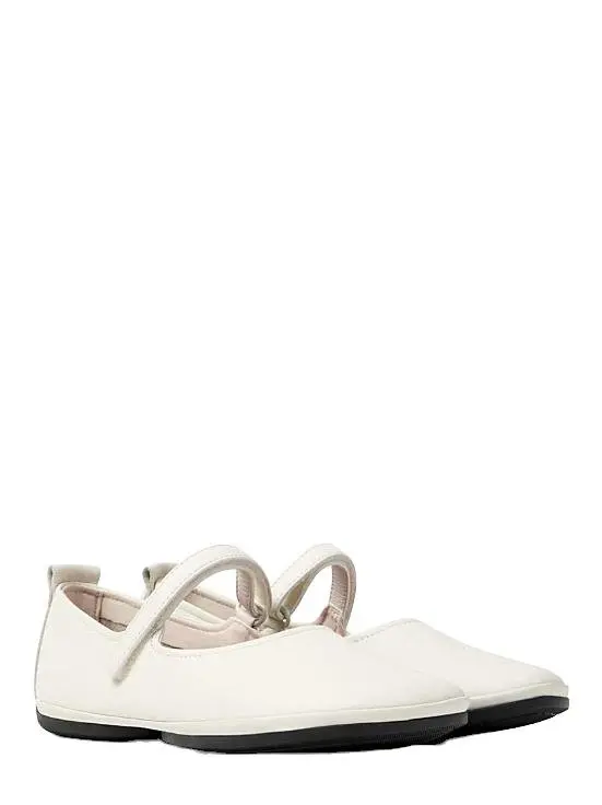 Camper Right Nina Leather Mary Jane - White Natural