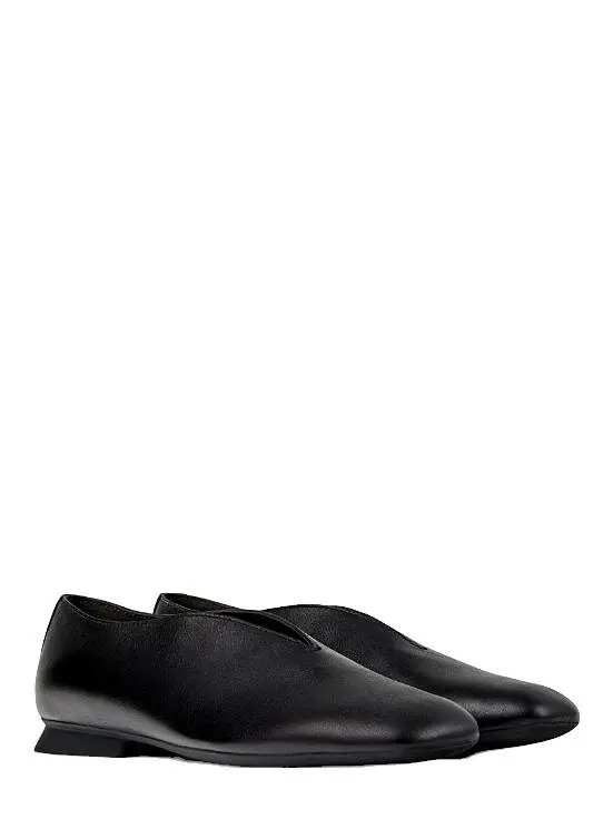 Camper Casi Myra Leather Ballerina - Black