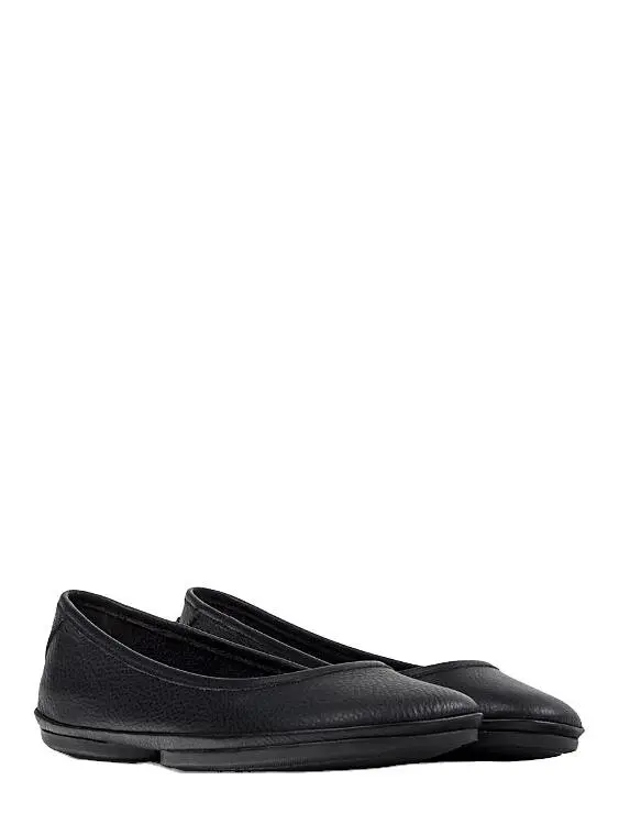 Camper Right Nina Leather Ballerinas - Black
