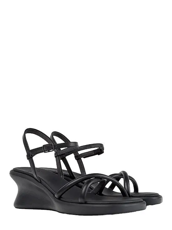 Camper Louise Leather Sandal - Black