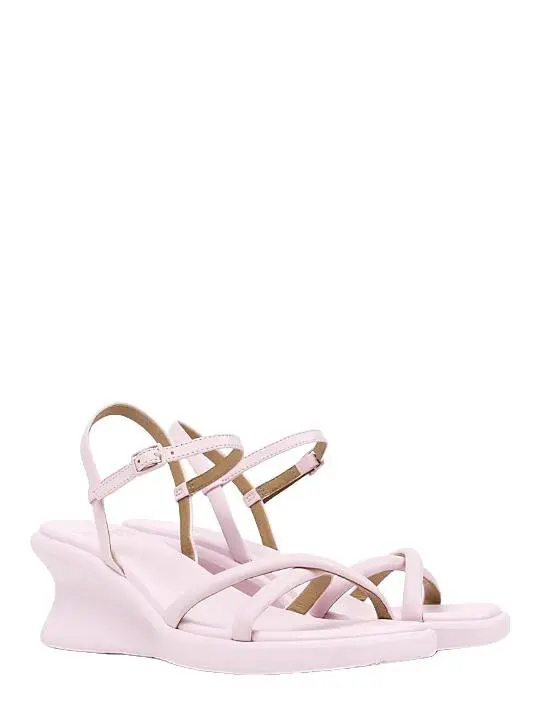 Camper Louise Leather Sandal - Pink