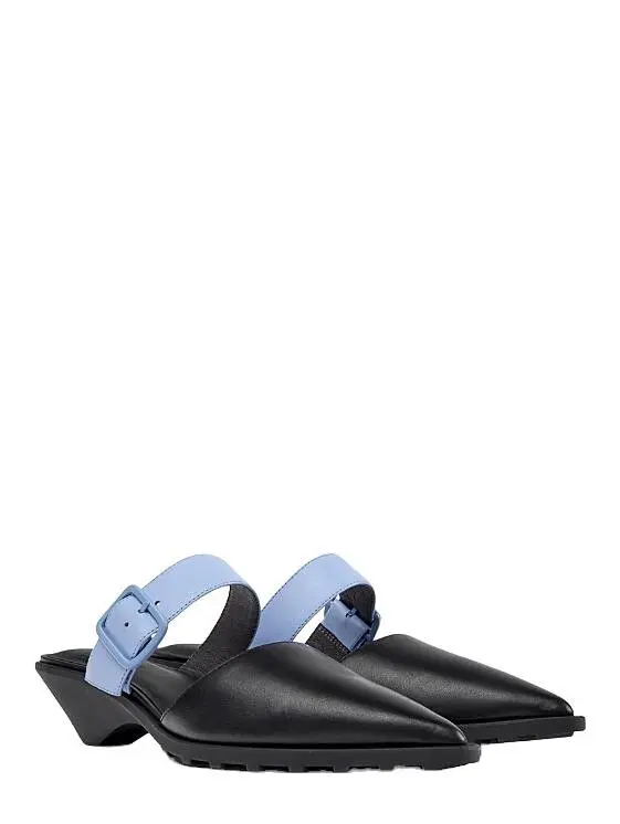 Camper Anita Leather Slingback By - Black