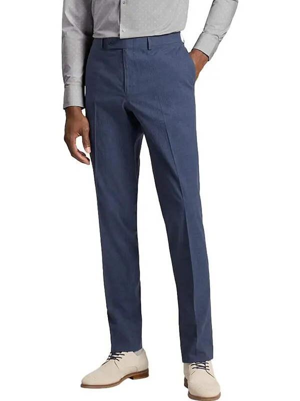 Ted Baker London Modern Fit Seersucker Suit Pants - Blue
