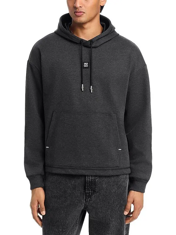 Hugo Dineo Relaxed Fit Hoodie - Medium Gray