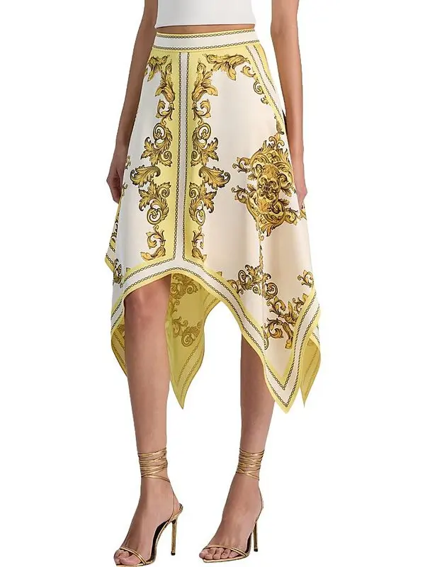 Alice + Olivia Davina Midi Skirt - Golden Coast