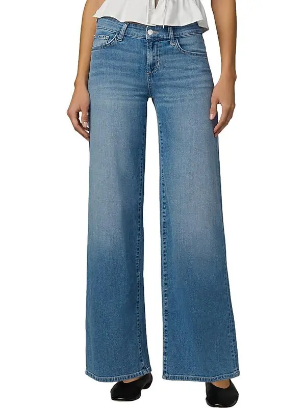 Joe's Jeans The Lou Lou Mid-rise Wide Leg Jeans - Impeccable