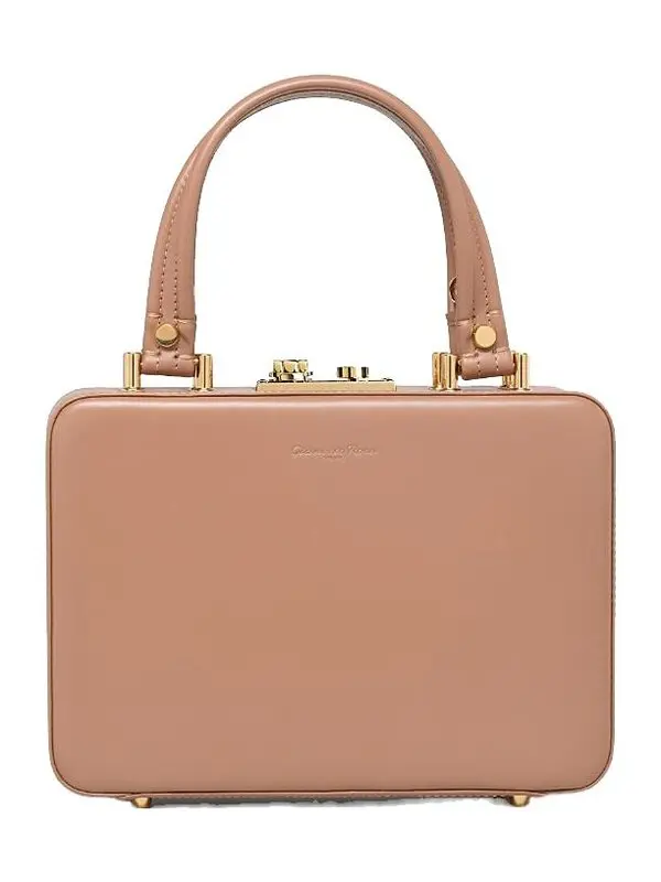 GIANVITO ROSSI Vali Handheld Bag - Pink Calf Leather