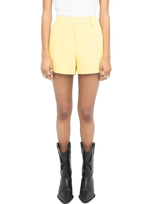 Zadig&Voltaire Sidou Tailored Shorts - Banana