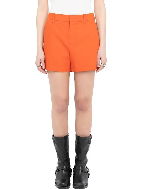 Zadig&Voltaire Sidou Tailored Shorts - Tangerine