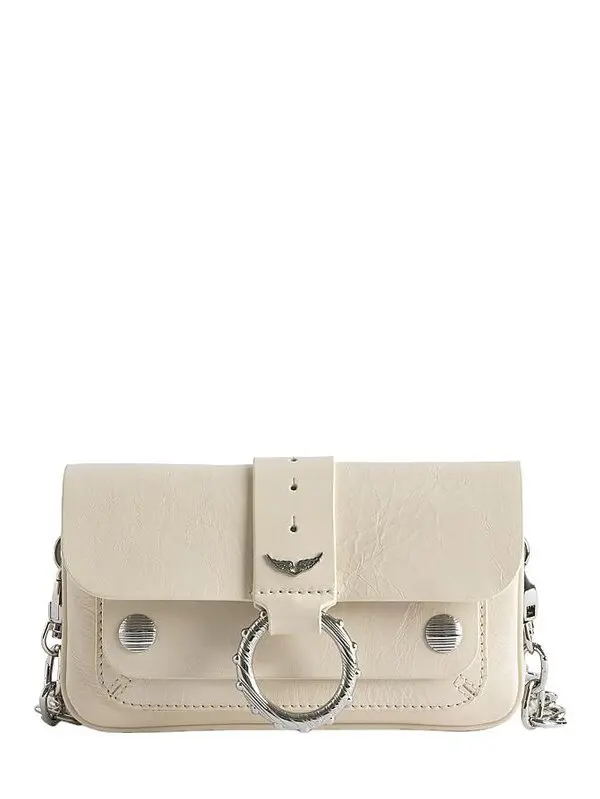 Zadig&Voltaire Patent Leather Chain Wallet Bag - Flash