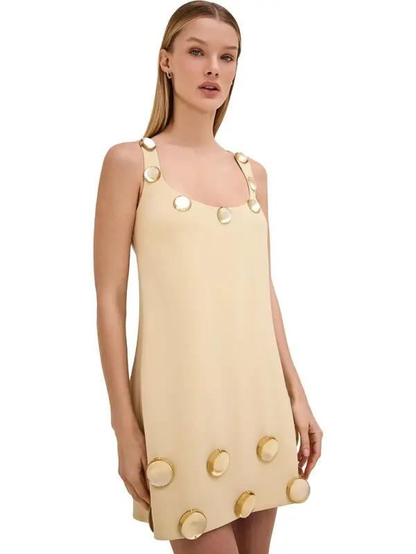 Alexis Aravine Mini Dress - Buttercream