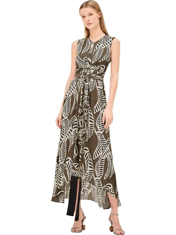 Alexis Estel Printed Midi Dress - Hazel Print