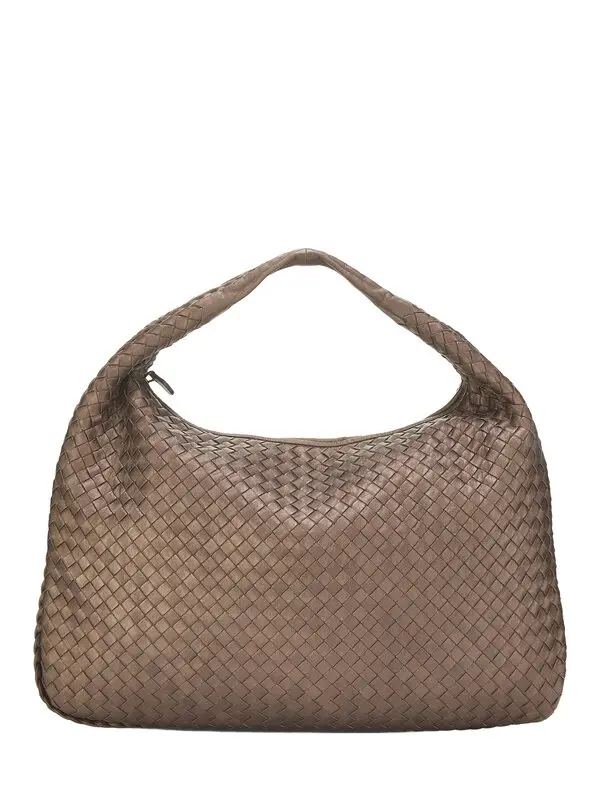 Bottega Veneta Intrecciato Veneta Hobo - Brown