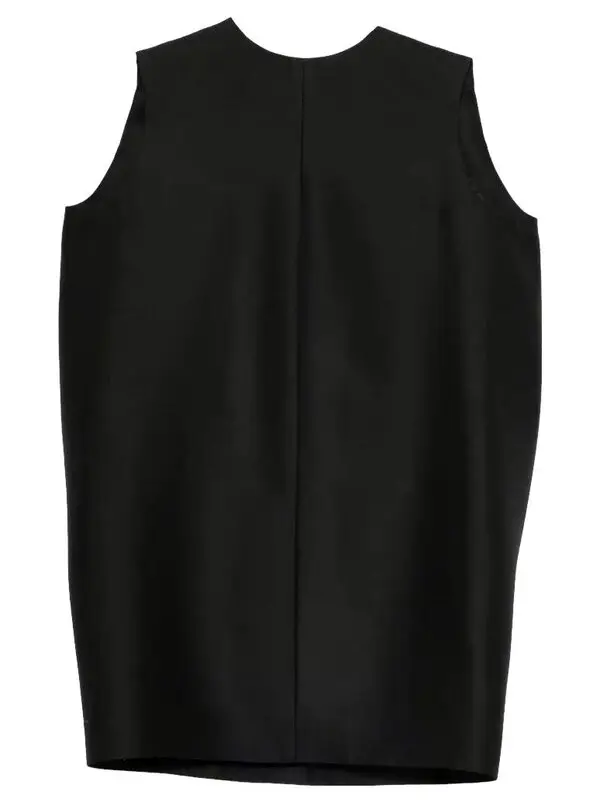 Balenciaga Sleeveless Mini Dress - Black