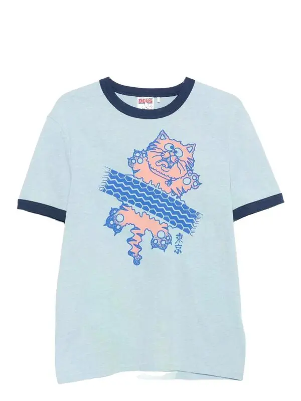 Deus Ex Machina Bugzzz Graphic T-shirt - Blue