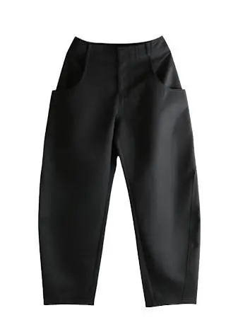 ADER ERROR Side Pockets Fitting Design Pants - Black