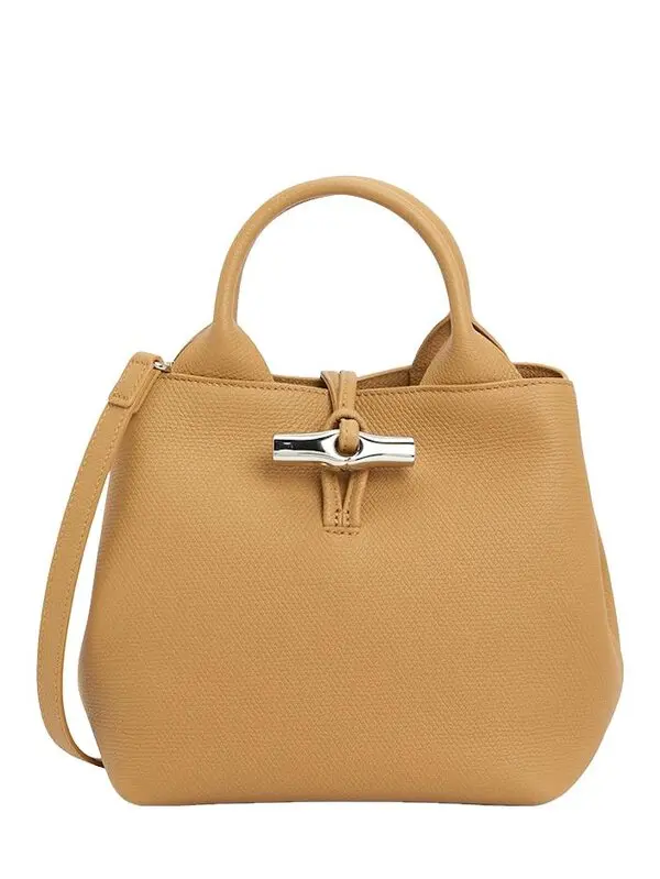 Longchamp Le Roseau S Tote - Camel