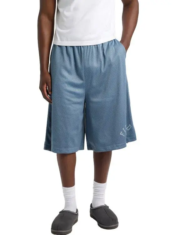 ELWOOD Canopy Mesh Basketball Shorts - Slate