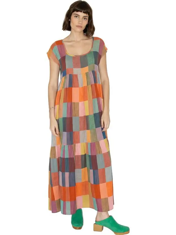 Ace & Jig Loulou Tiered Low Scoop Maxidress - Glossary
