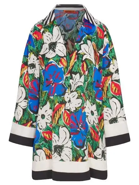 SIMONMILLER Diaz Mini Dress - Tropical Floral Print Combo