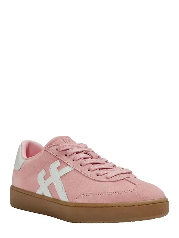 Fitflop Dash T-toe Suede Sneakers - Warm Pink/urban White