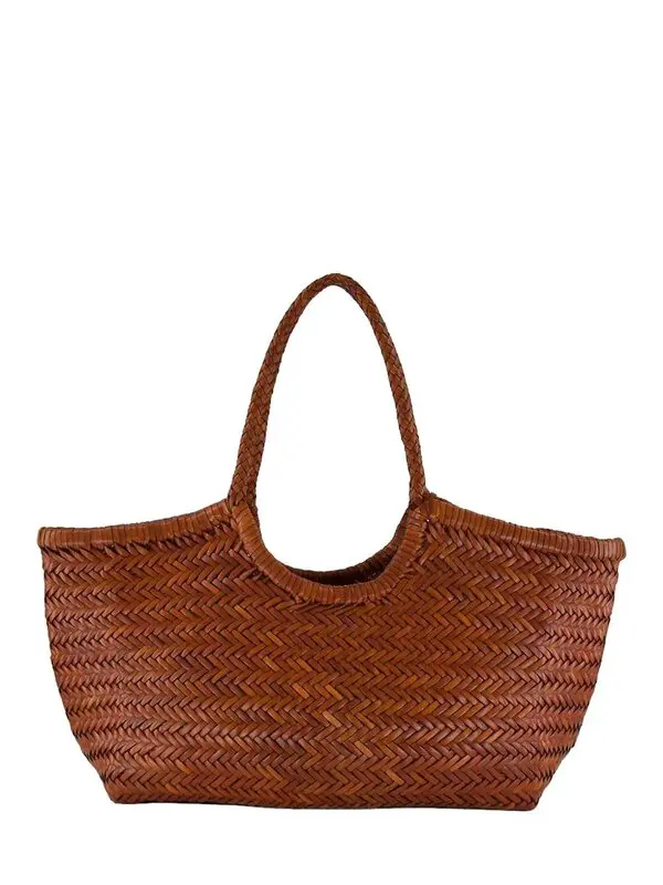 Dragon Diffusion Nantucket Leather Tote Bag - Brown