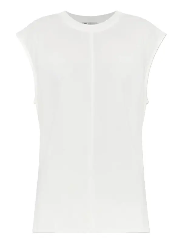 Ami Panelled Tank Top - White