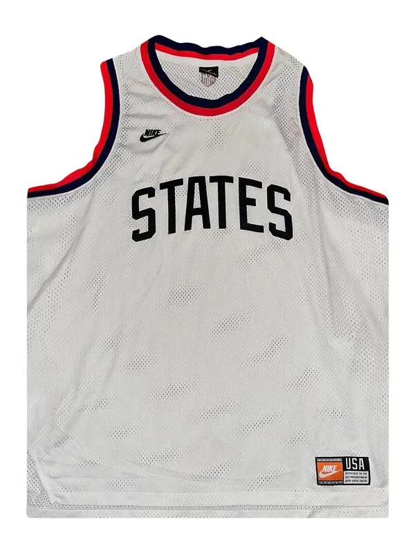 Nike Usa Olympic Soccer Basketball Jersey - White