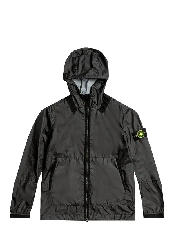 Stone Island Hooded Jacket - Black