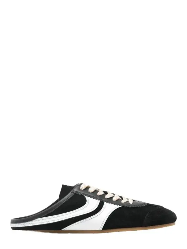 Dries Van Noten Leather Mule - Black
