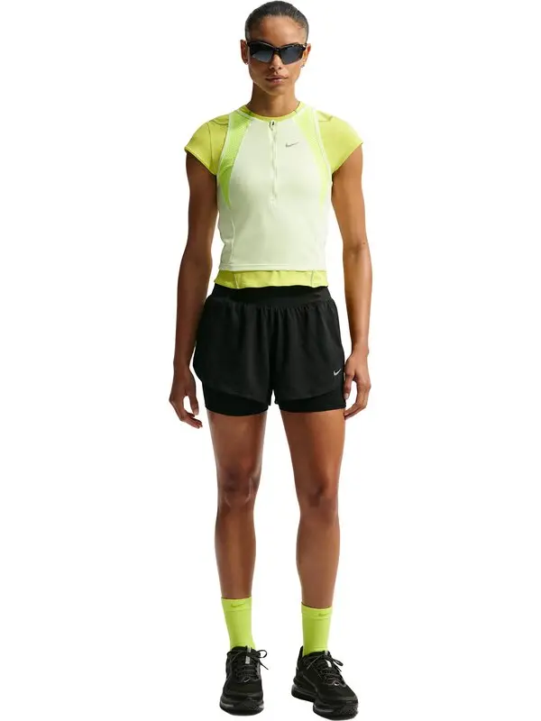 Nike Dri-fit 2-in-1 Mesh Running Shorts - Black