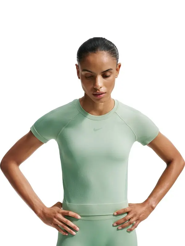 Nike Pro Seamless Dri-fit T-shirt - Green