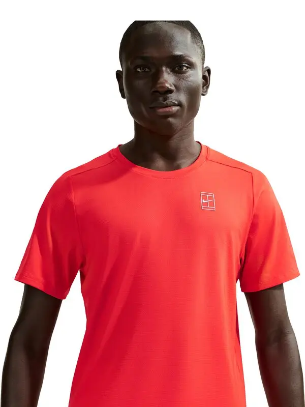 Nike Court Advantage Dri-fit Tennis Top - Red
