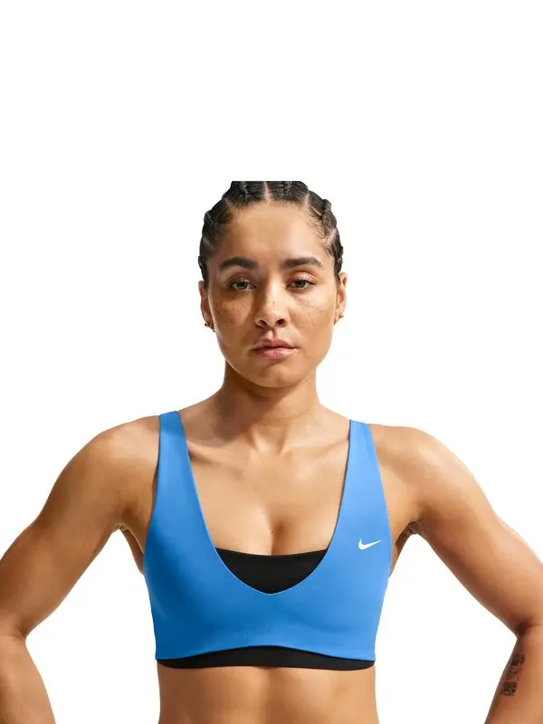 Nike Pro Sculpt Medium-support Sports Bra - Blue