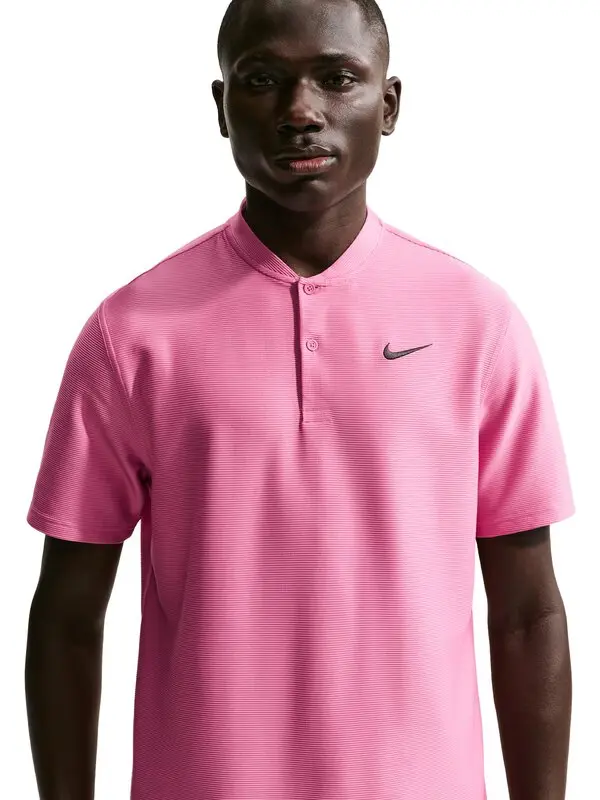 Nike Velocity Dri-fit Blade Collar Golf Polo - Pink